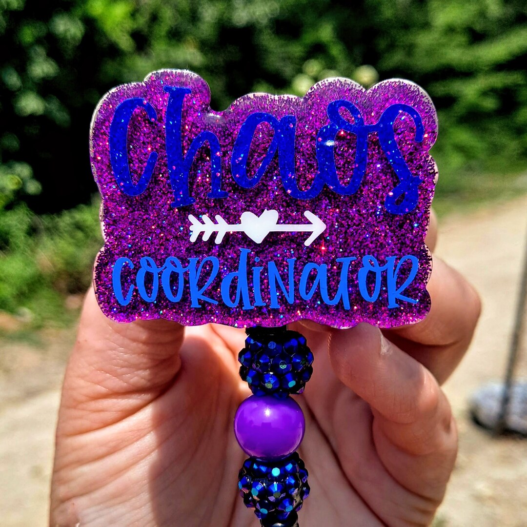 Chaos Coordinator Work Id Badge Reel. - Etsy
