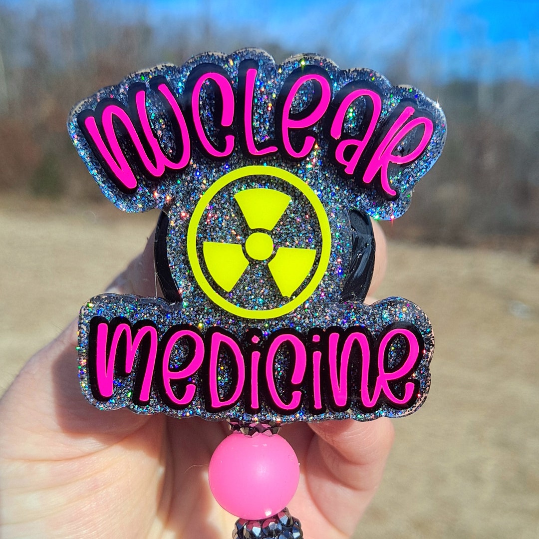 Nuclear Medicine Work Id Badge Reel Holder Clip. - Etsy