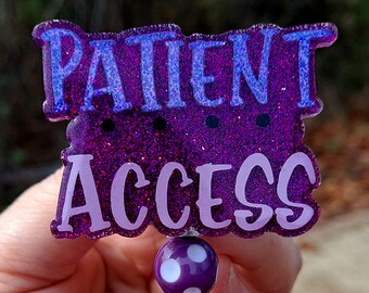 Patient Access Badge Reel - Etsy