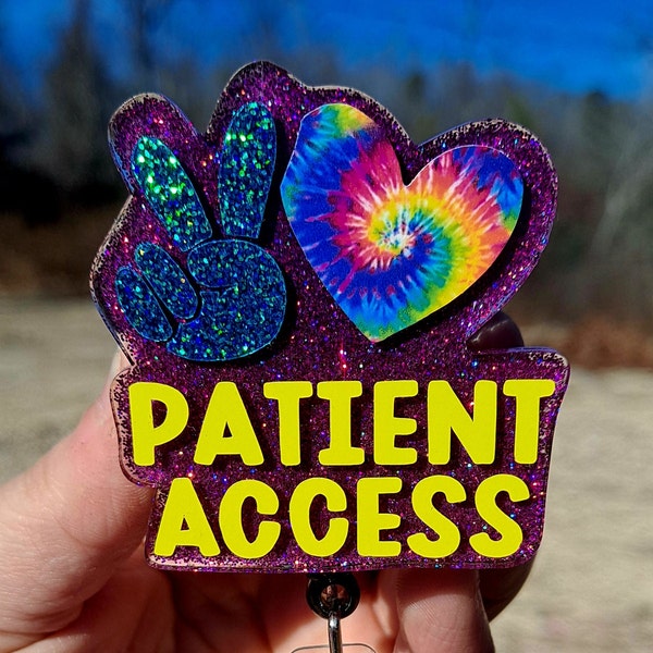 Patient Access Badge Reel - Etsy