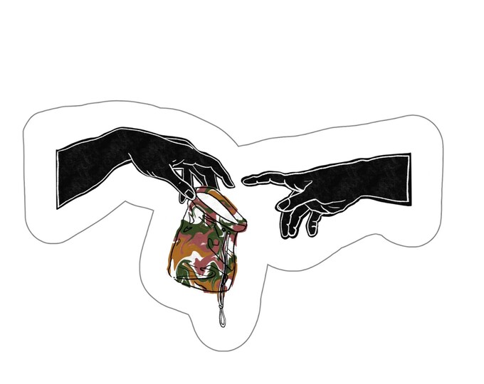 Creation of Adam Chalk Bag Rock Climbing Sticker Climbing Sticker ...