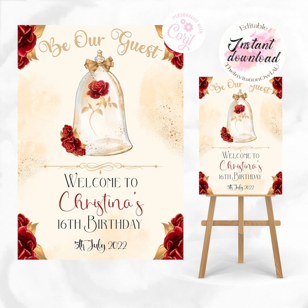 Be Our Guest Sign - Etsy