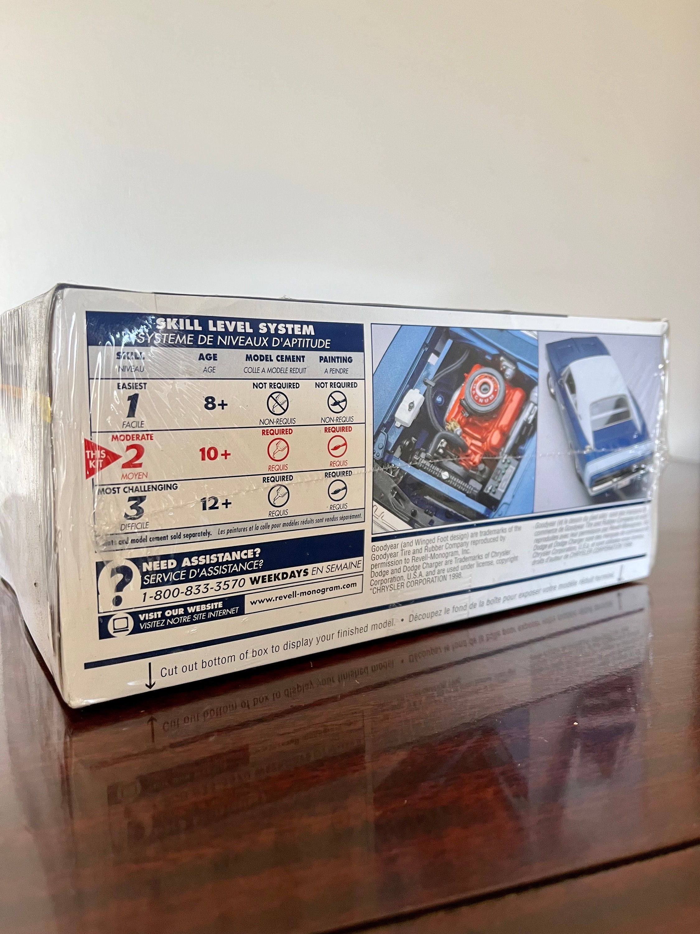 Vintage Revell 69 Dodge Charger Model Kit-sealed - Etsy