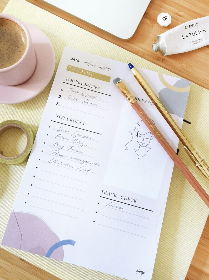 SET Illustrated Stickers + A5 Notepad Planner | Decorative Travel ...