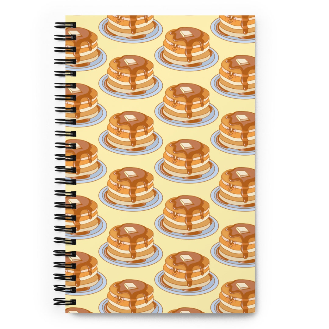 Pancake Spiral Notebook - Etsy