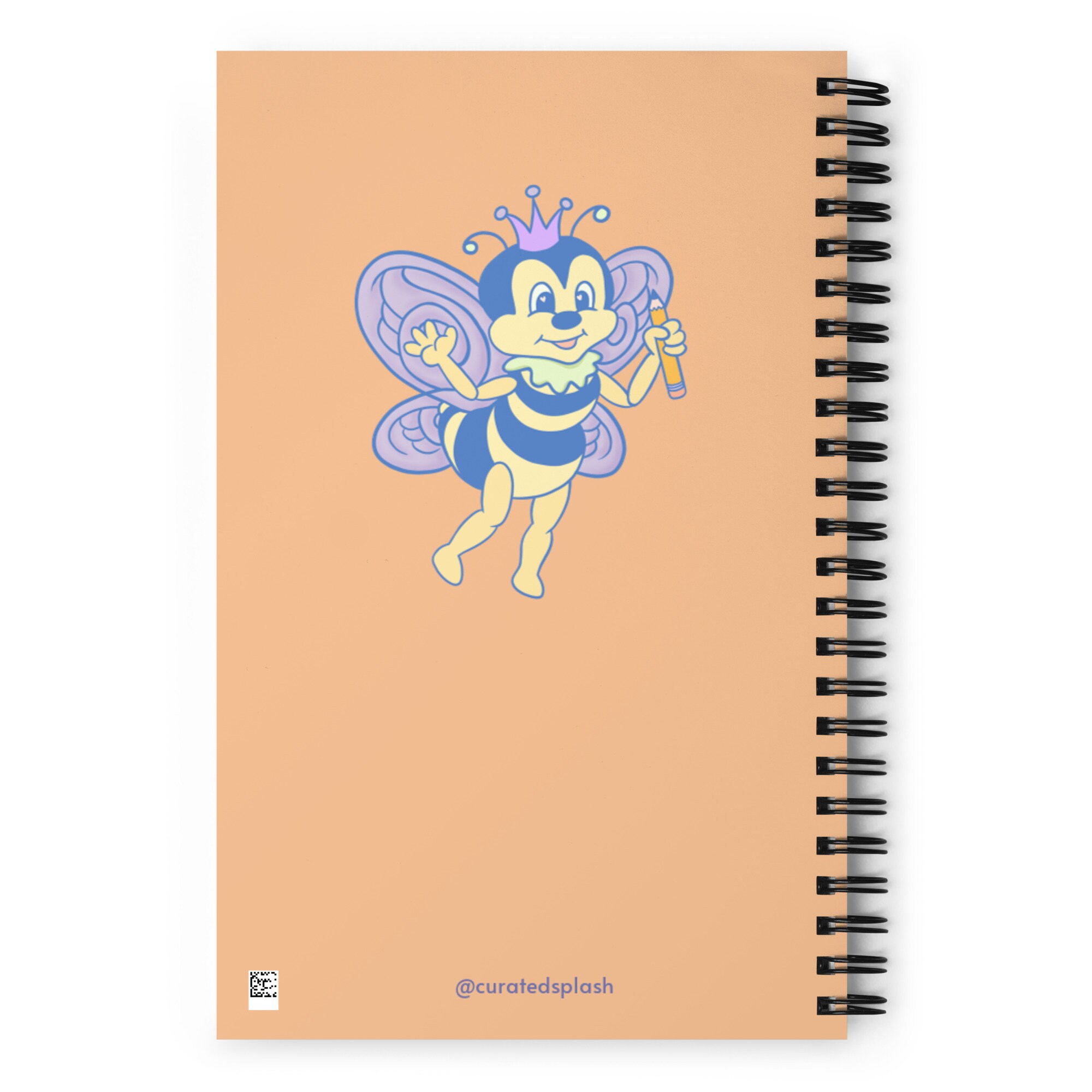 Queen Bee Spiral Notebook Bumblebee Gift Honey Bee Journal - Etsy