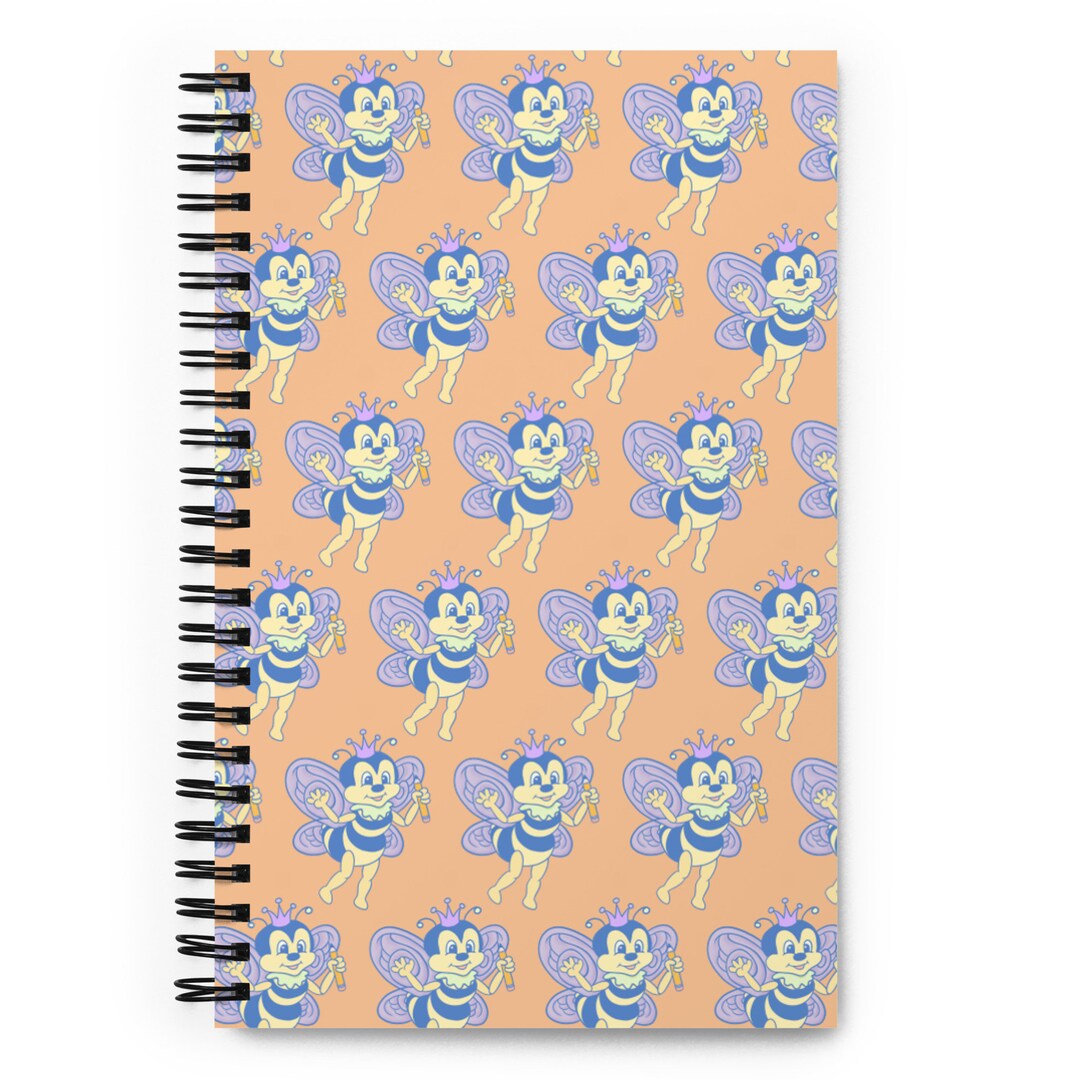 Queen Bee Spiral Notebook - Bumblebee Gift - Honey Bee Journal - Etsy