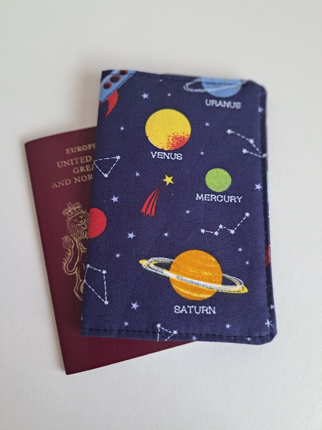 Passport Cover / Planets / Solar System - Etsy