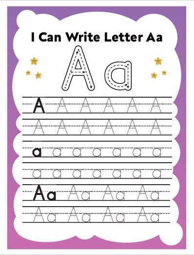 Space / Galactic Theme Letters Numbers Pictures - Tracing Lines ...