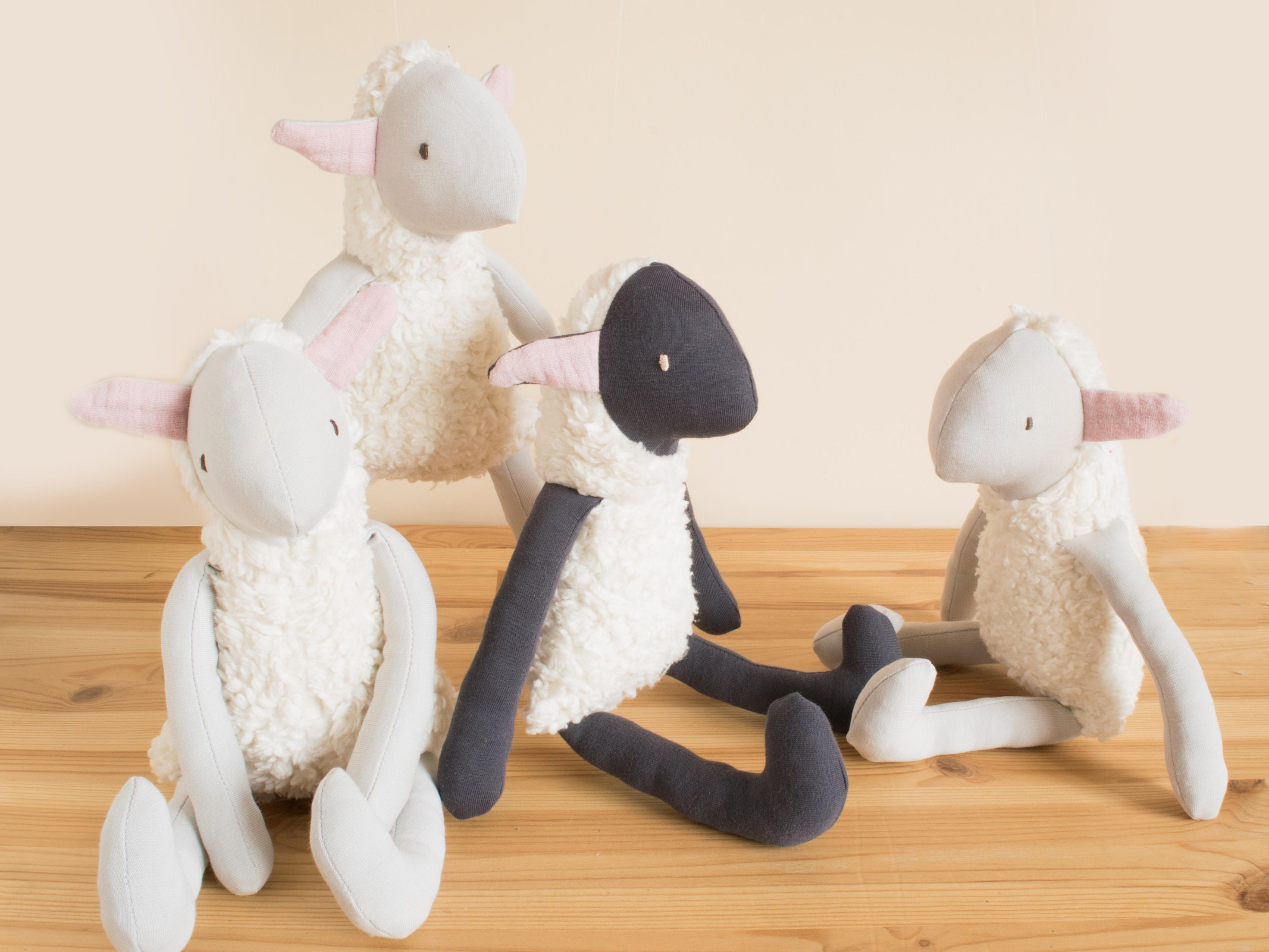 Lamb custom stuffed animal Gender neutral 2 year old gift Sustainable ...