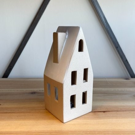 Neutral Ceramic LED House - Etsy