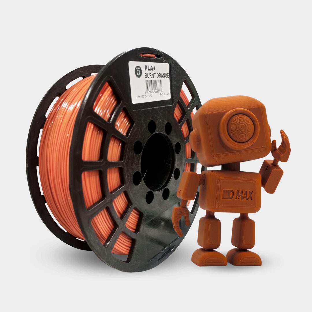 PLA+ 3D Filament | Burnt Orange | 1.75mm 3D Printing Filament | 1kg/2 ...