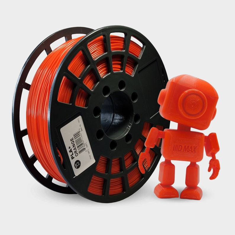 PLA 3D Filament Orange 1.75mm 3D Printing Filament 1kg/2.2lb Spools ...