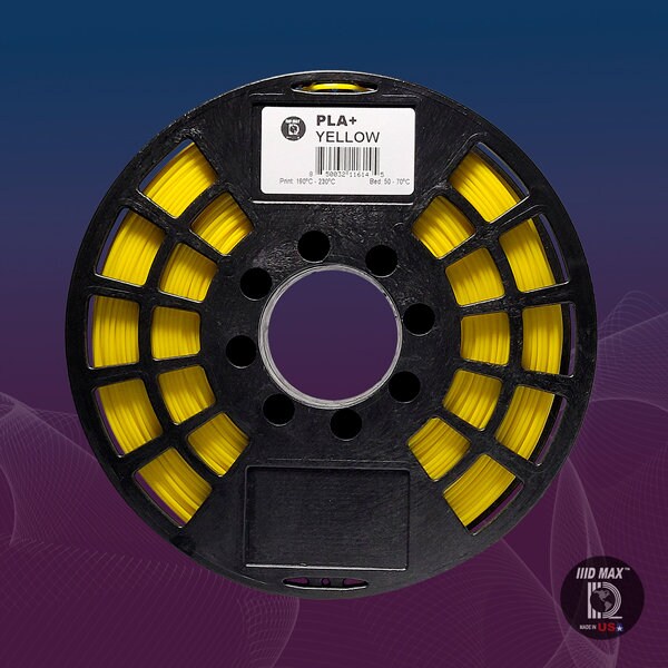 PLA 3D Filament Yellow 1.75mm 3D Printing Filament 1kg/2.2lb Spools ...