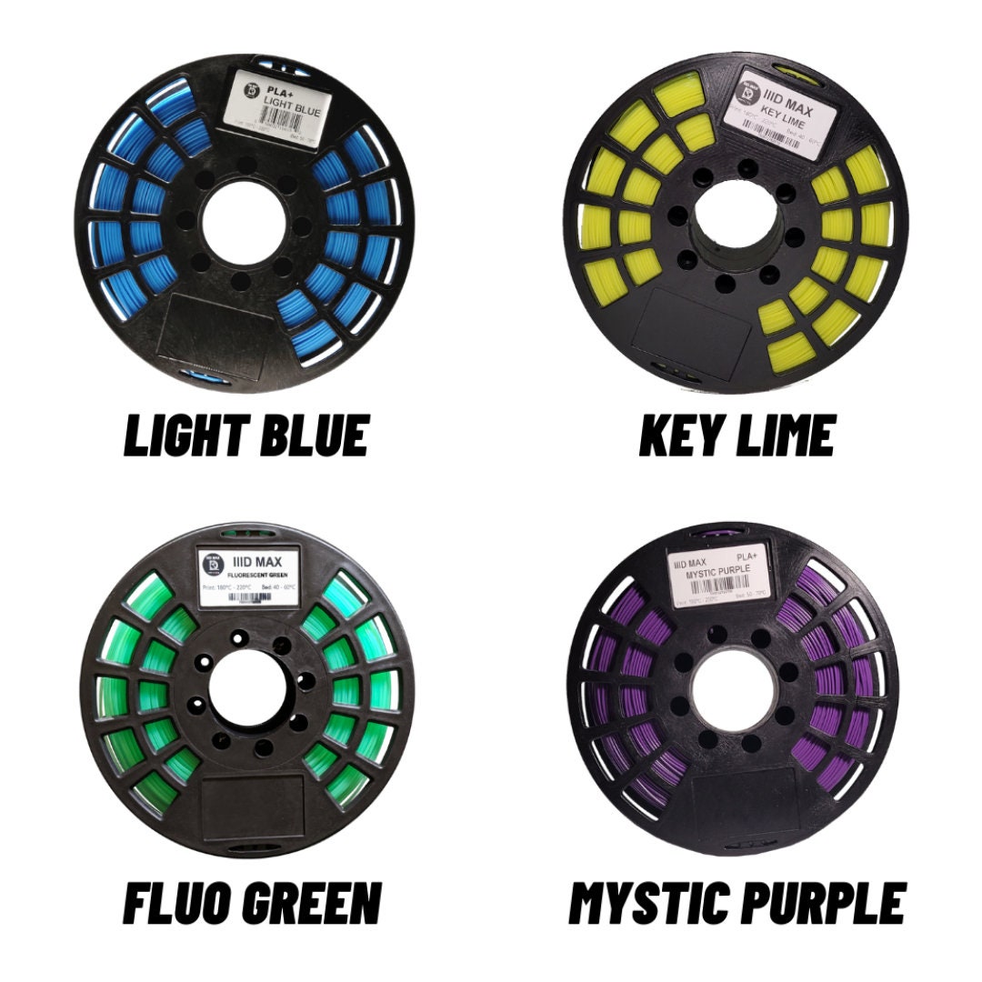 PLA Filament Pack X20 | 1.75mm 2.2lb/1kg 3D Printing Filament | IIID ...