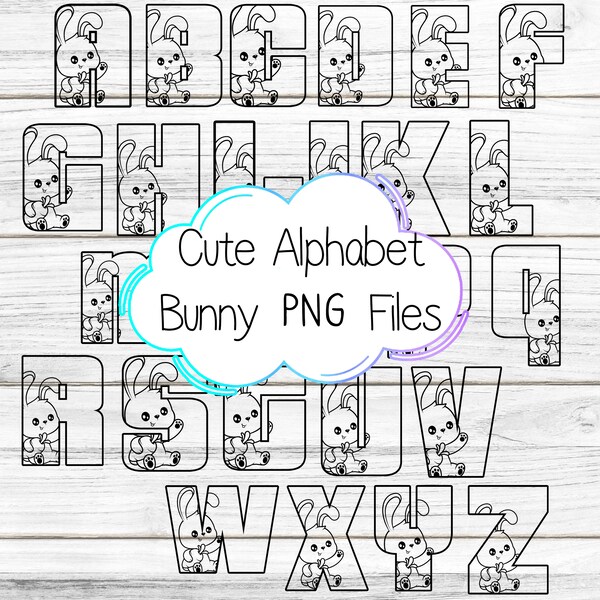 Easter Fonts Png - Etsy