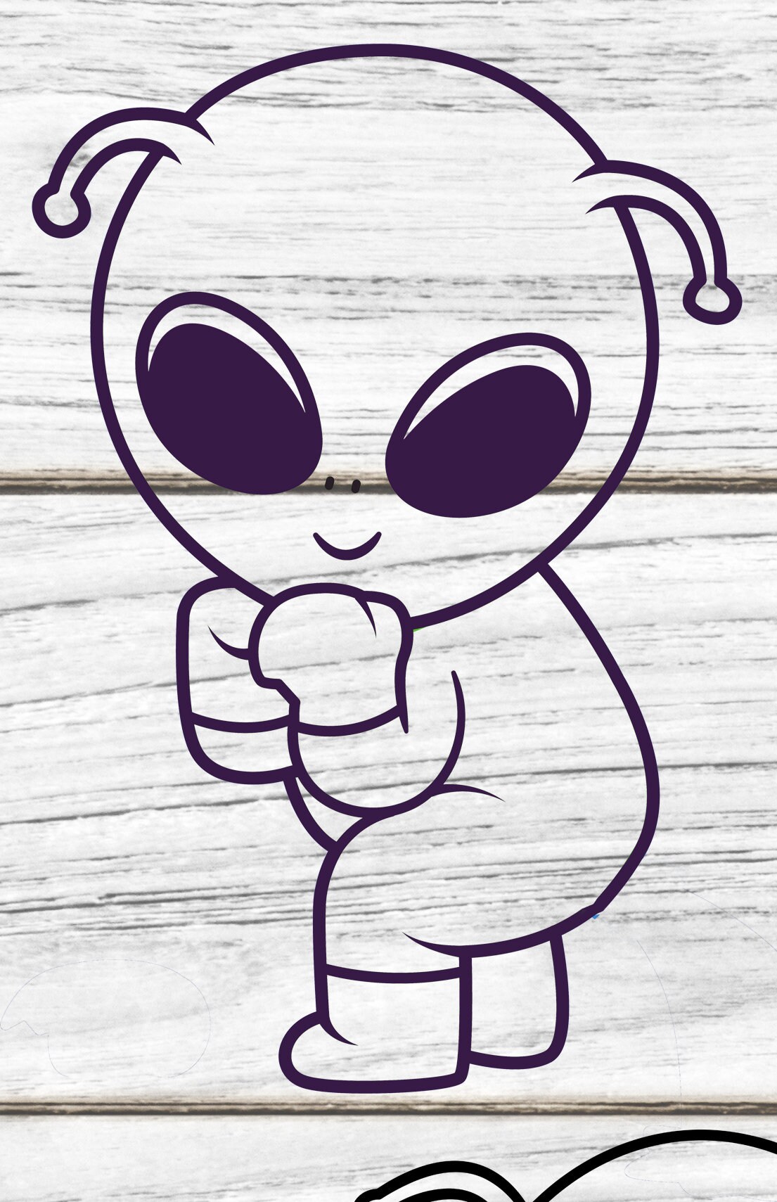 Adorable Alien PNG Files for Cricut or Silhouette - Etsy