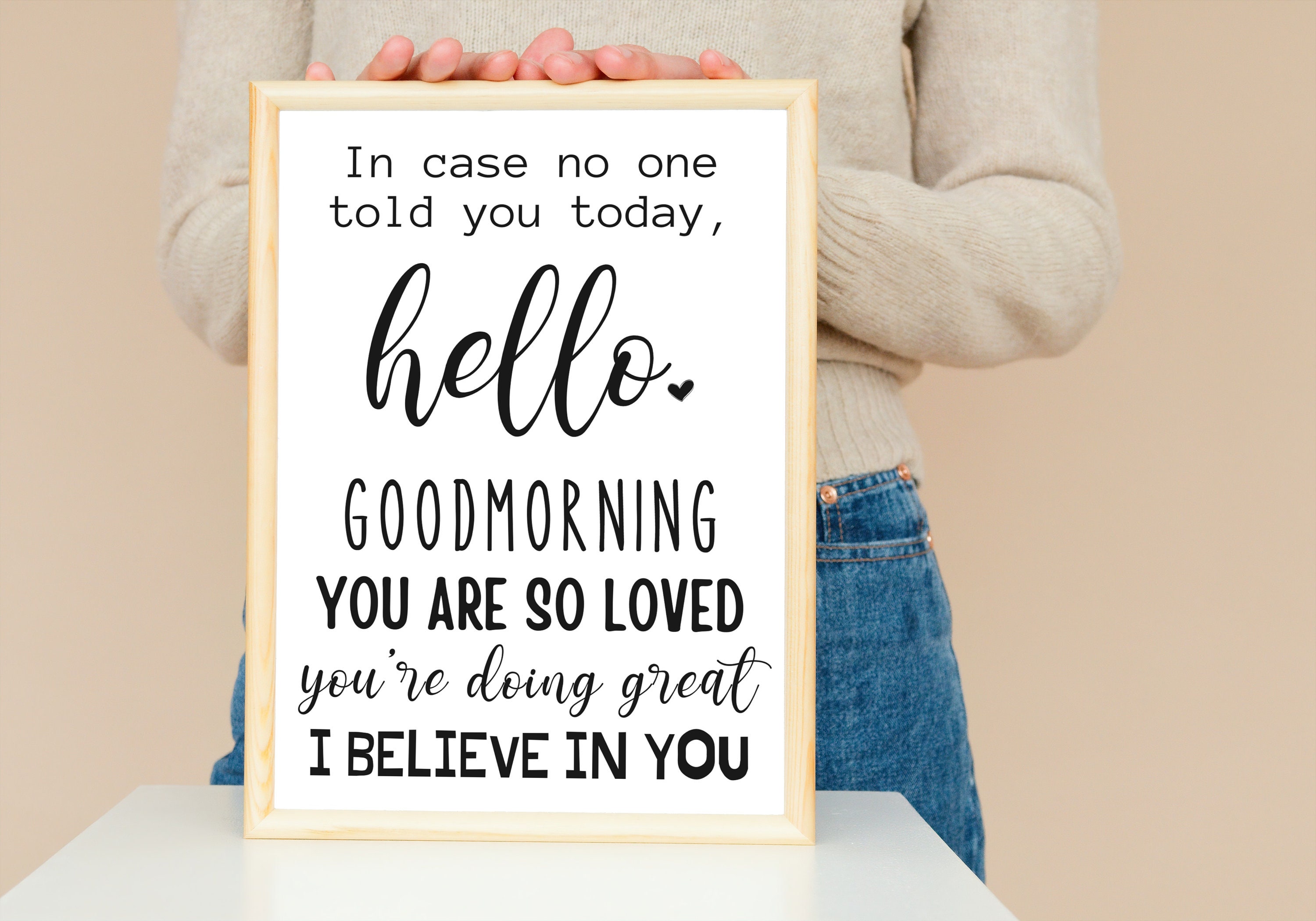 In Case No One Told You Today Classroom Positivity Quote - Etsy