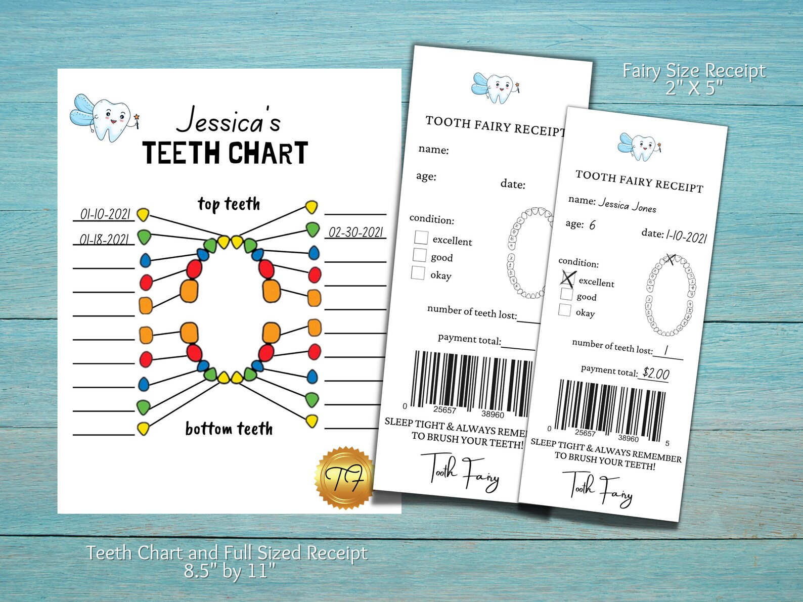 Tooth Fairy Printable, Tooth Tracker, Tooth Fairy Forgot, First Lost ...
