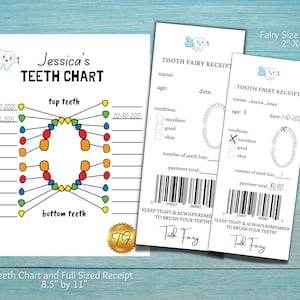 Tooth Fairy Printable, Tooth Tracker, Tooth Fairy Forgot, First Lost ...