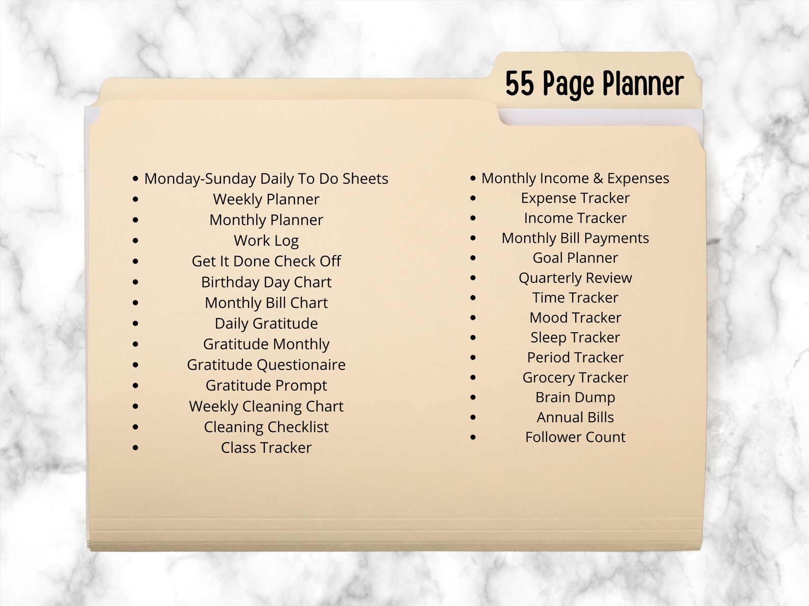 Happy Planner Daily Monthly to Do List Income Expenses - Etsy