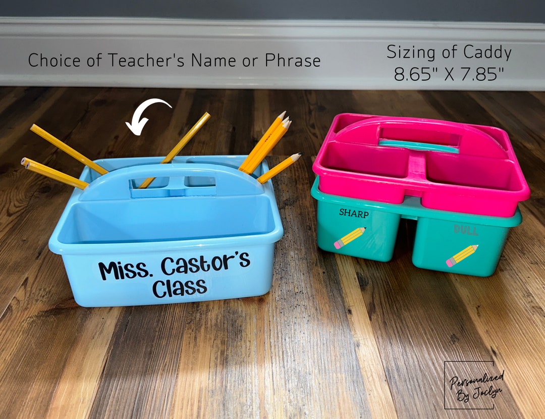 Personalized Pencil Caddy: Custom Teacher Classroom Organizer - Etsy