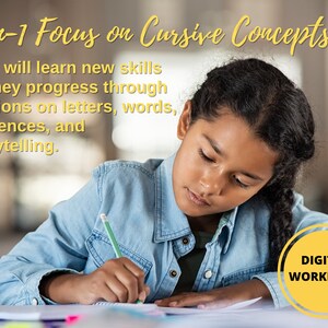 100+ Page Cursive Handwriting Workbook, Printable Uppercase/lowercase ...