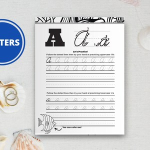 100 Page Cursive Handwriting Workbook Printable | Etsy