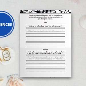 100 Page Cursive Handwriting Workbook Printable | Etsy