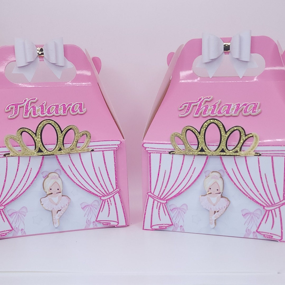Ballerina Favor Box, Ballerina Party Decorations, Ballerina Birthday Party Decorations, Ballet ...
