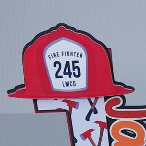 Fire Truck 3D Letter, Fire Truck Party Decorations, Fire Truck Birthday ...