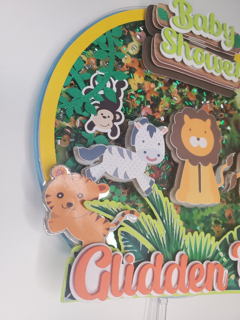 Safari Cake Topper Safari Party Decoration Safair Birthday - Etsy