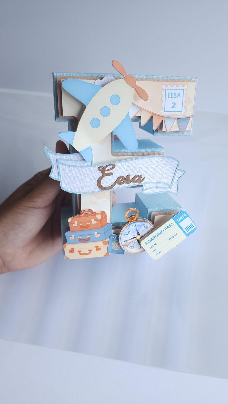 Time Flies 3D Letters: Travel Birthday Party Decor - Etsy