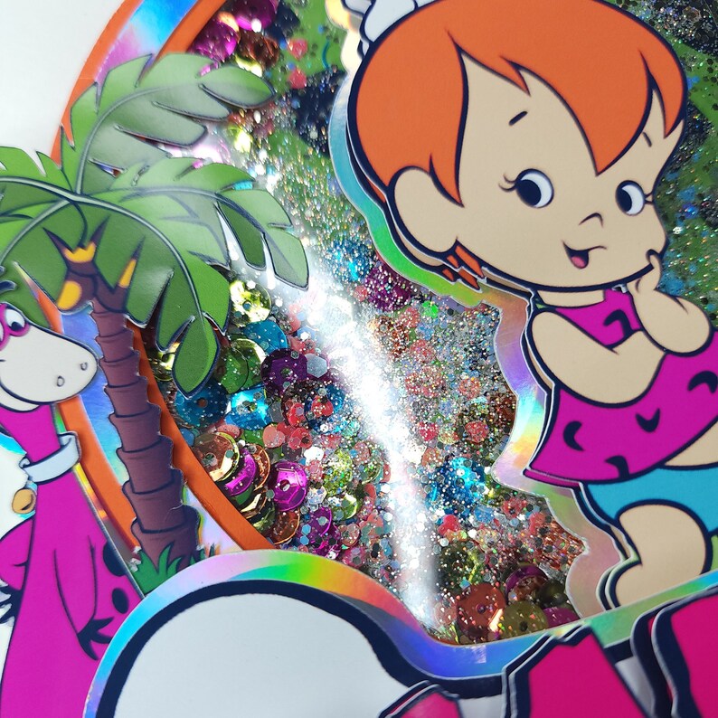 Pebbles Cake Topper Pebbles Party Decorations Pebbles - Etsy