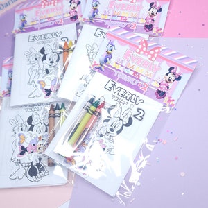 Minnie and Daisy Coloring Books, Minnie Mouse Party Decorations, Daisy ...