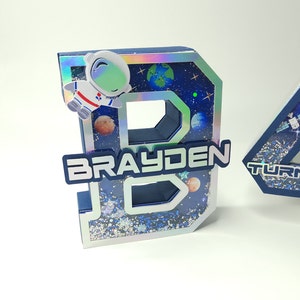 Outer Space 3D Letters, Astronaut 3D Letters, Outer Space Party ...