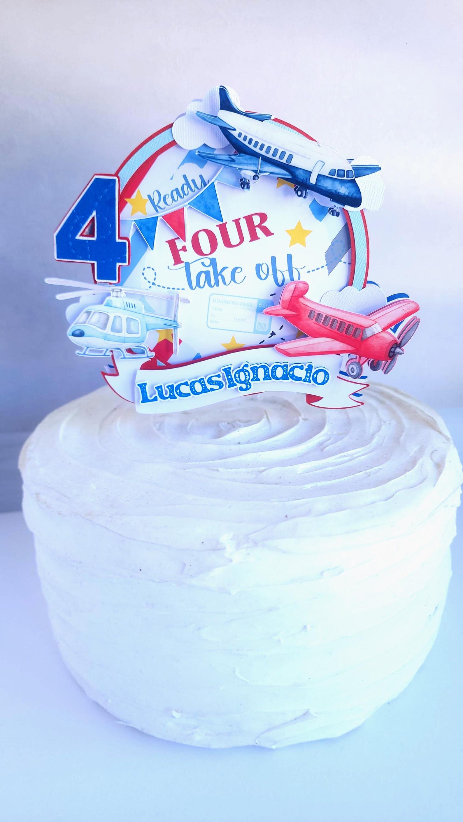 Airplane Cake Topper, Travel Party Theme, Adventure Birthday Theme ...