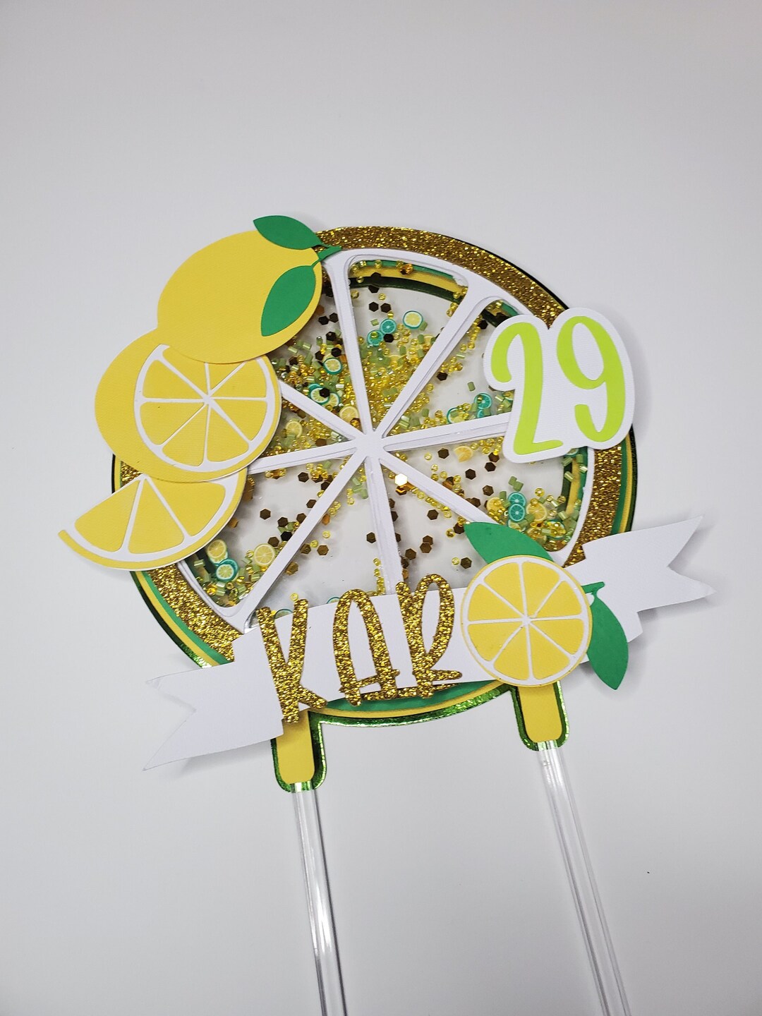 Lemon Cake Topper, Lemon Birthday Decoration, Lemon Birthday Party ...