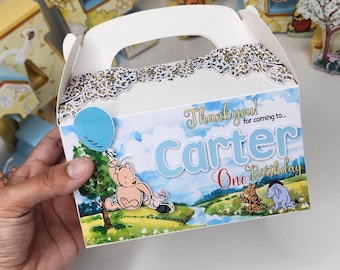 Winnie the Pooh Favor Box: Classic Party Decoration - Etsy