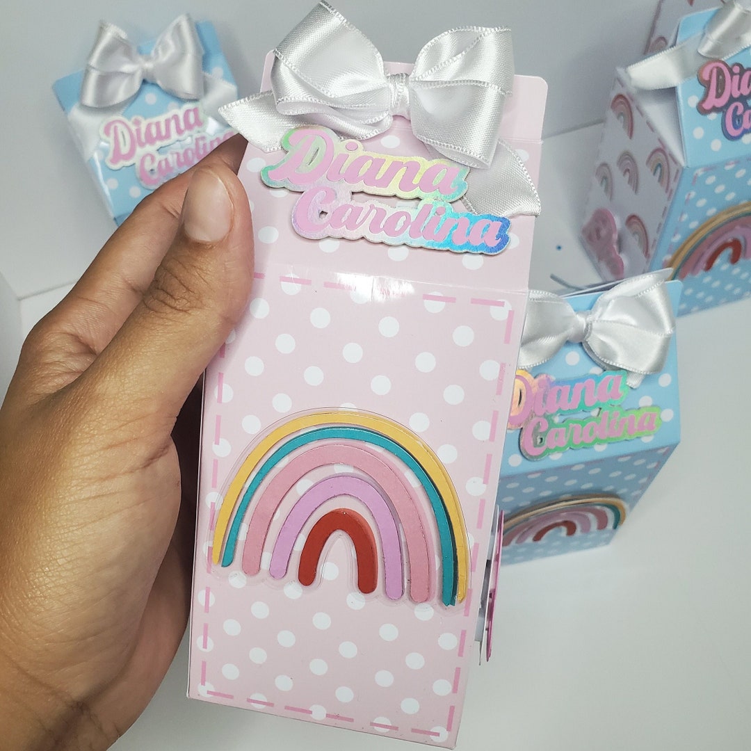 Rainbow Boho Box, Rainbow Boho Party Decoration, Boho Rainbow Party ...