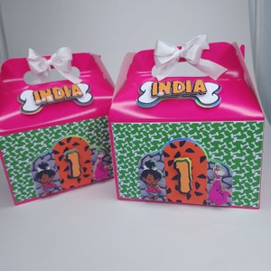 Pebbles Flintstones Treat Box, Pebbles Birthday Decorations ...