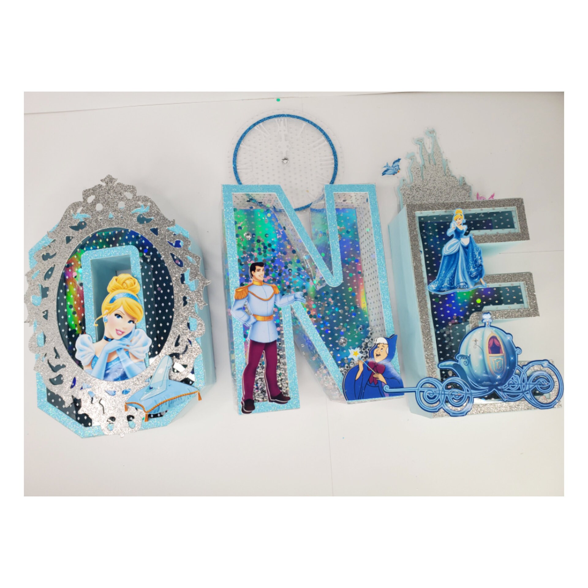 Cinderella 3D letters Cinderella Party Decorations - Etsy España
