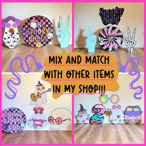 Groovy Halloween Birthday Decoration, Spooky Ghoul Birthday, Groovy ...