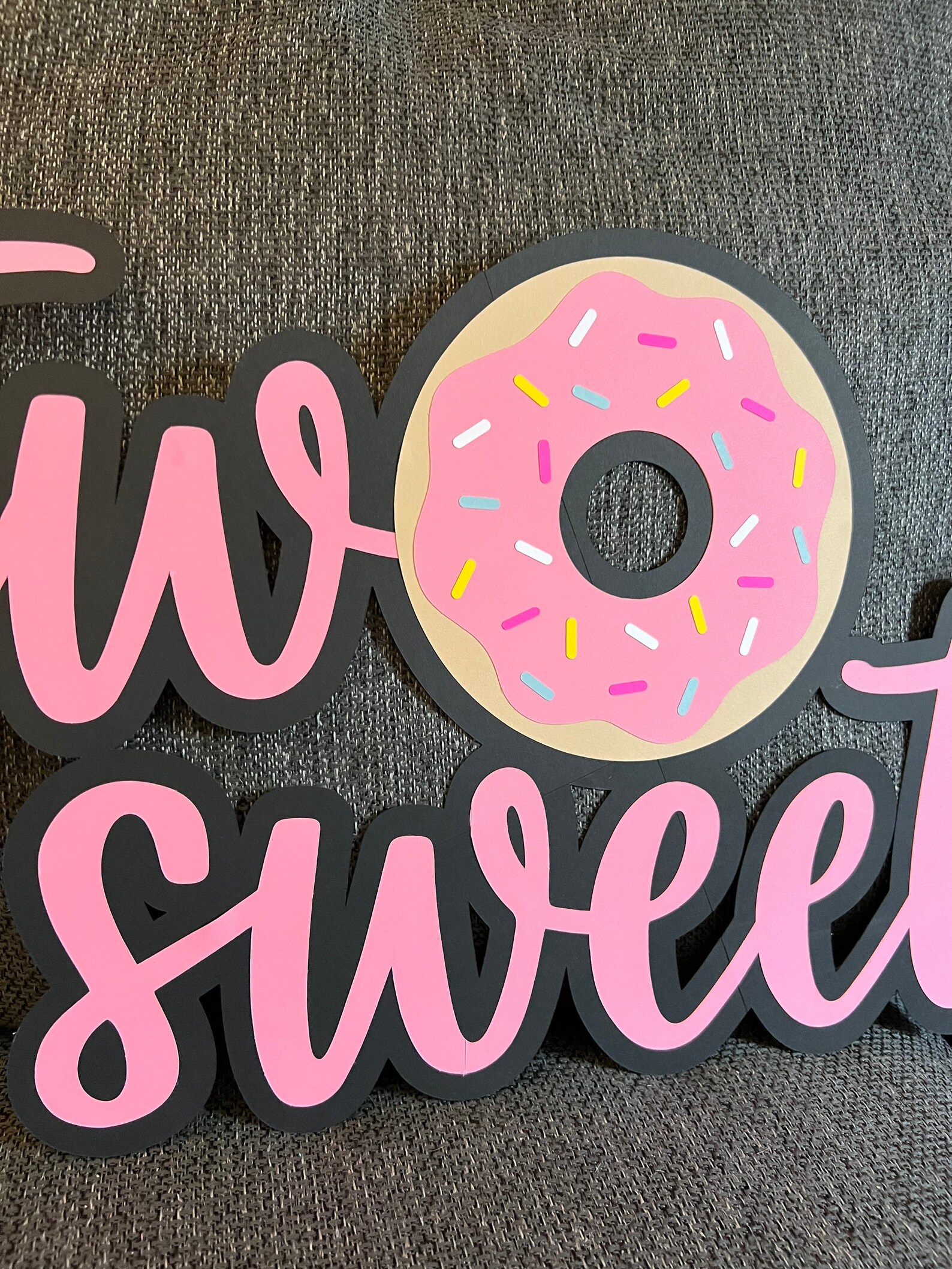 2 Ft Two Sweet Donut Two Sweet Birthday Decorations Two - Etsy