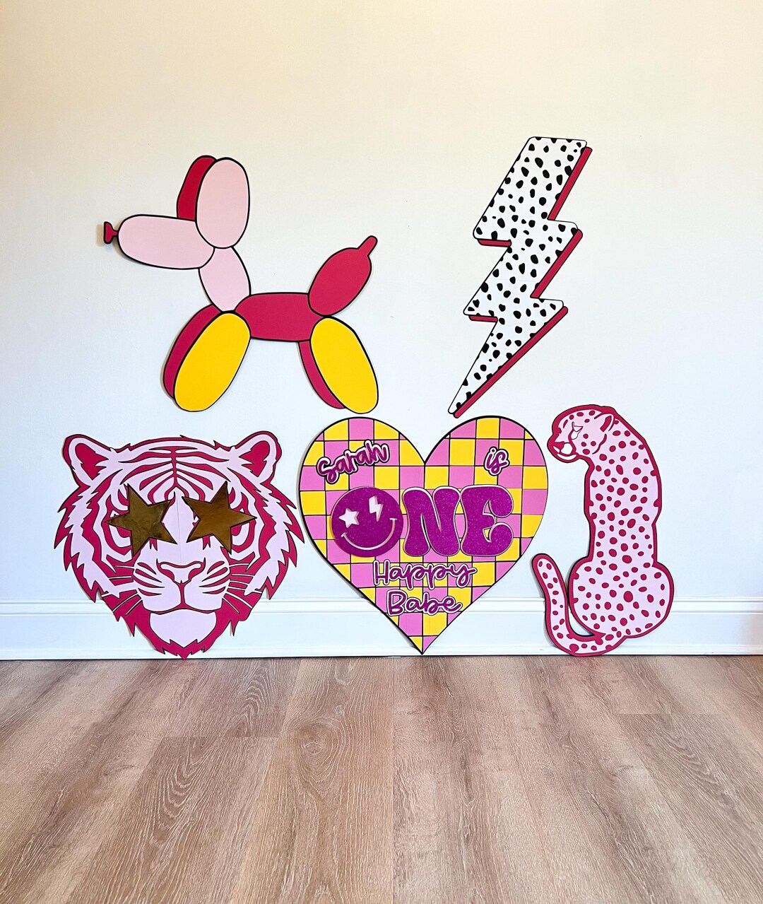 Preppy Pink Birthday Props, Let’s Party Decorations, Preppy Party Yard ...