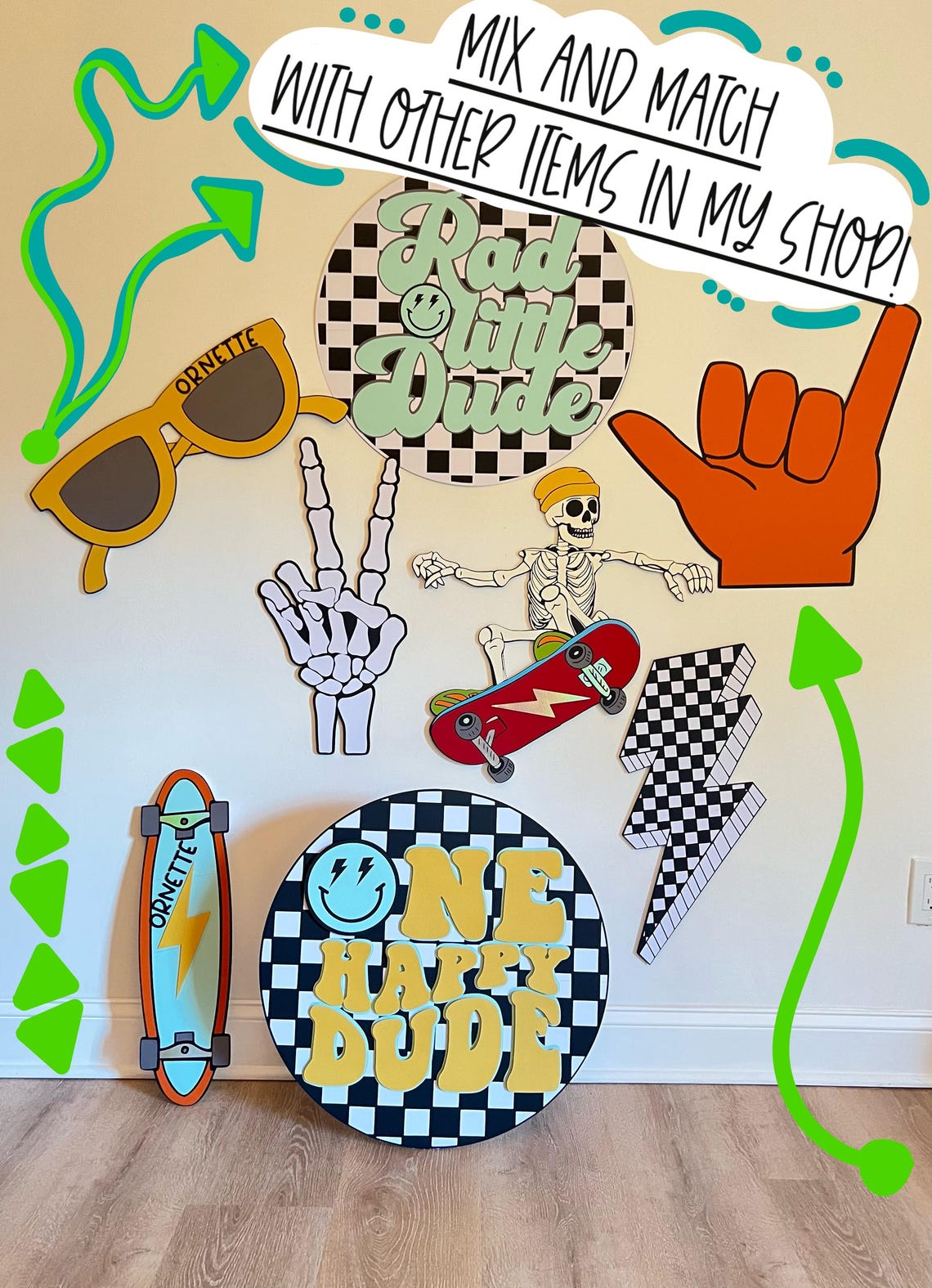 One Rad Dude Birthday Decorations, One Happy Dude, Cool Dude ...