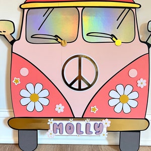 2 Ft Hippie Party Cutouts, Groovy Birthday, Hippie Birthday, Groovy One ...