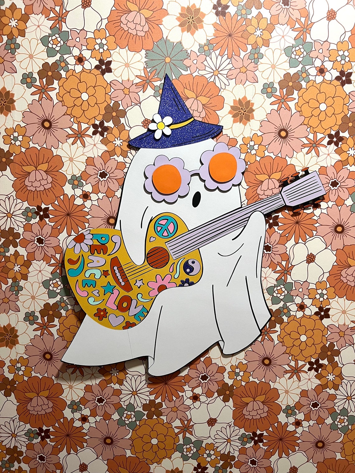Spooky Ghoul Birthday Decorations, Hippie Halloween Party Cutouts ...