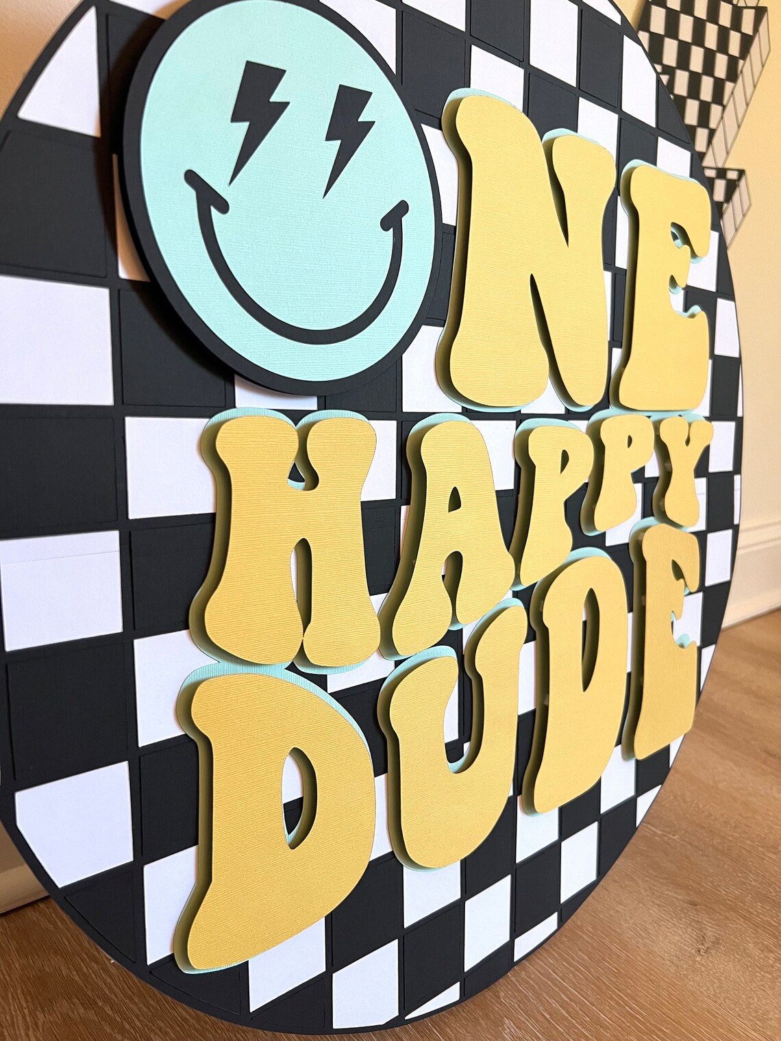 One Happy Dude Birthday Decorations, Cool Dude Centerpiece, Rad Little ...