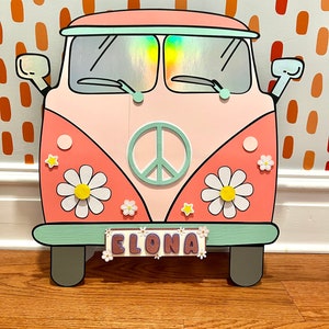 2 Ft Hippie Party Cutouts, Groovy Birthday, Hippie Birthday, Two Groovy ...